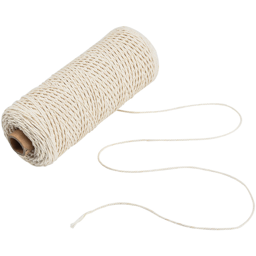 1roll Of Cotton Soft Cotton Rope For Handmade Plant Hanger Wall Hanging ...