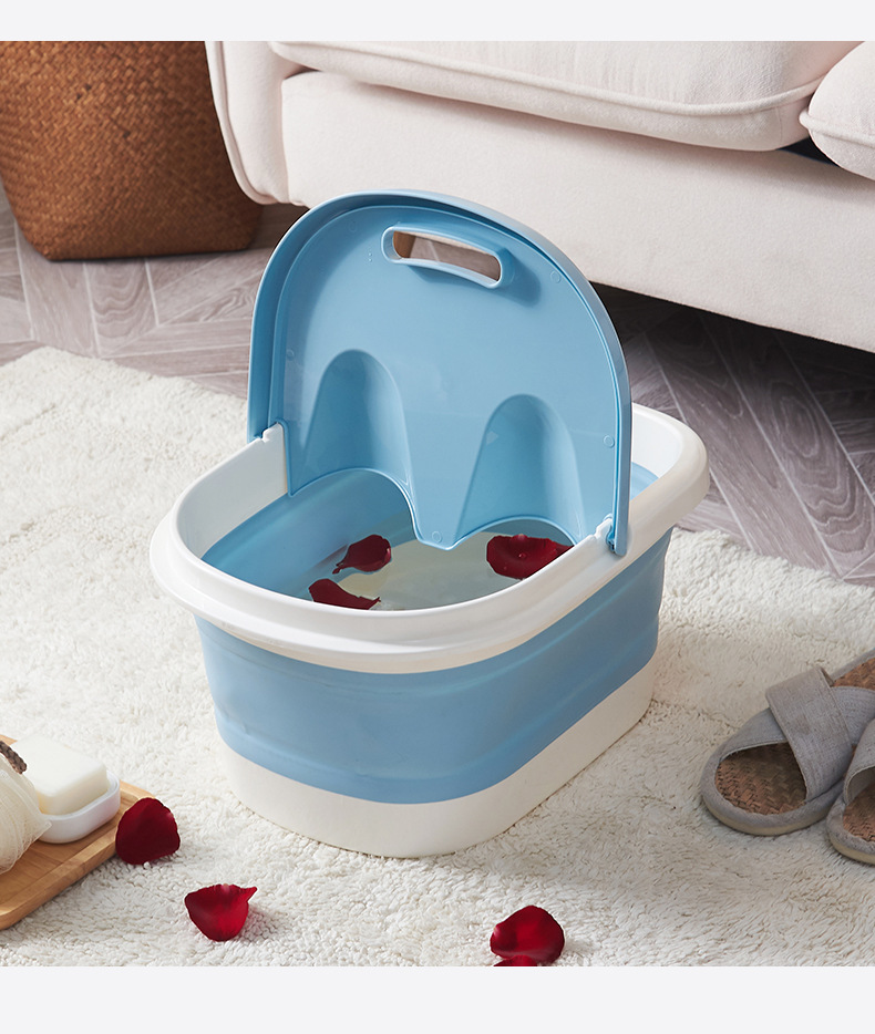 Foldable Foot Soaking Tub Massage Roller Relax Rejuvenate - Temu United ...