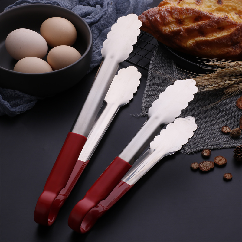 1pc stainless steel thickened food clip hand grabbing cake barbecue ...