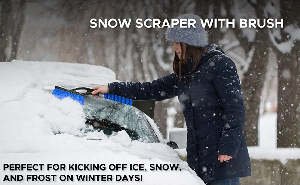 quick release car snow scraper brush bristle head - Temu Australia