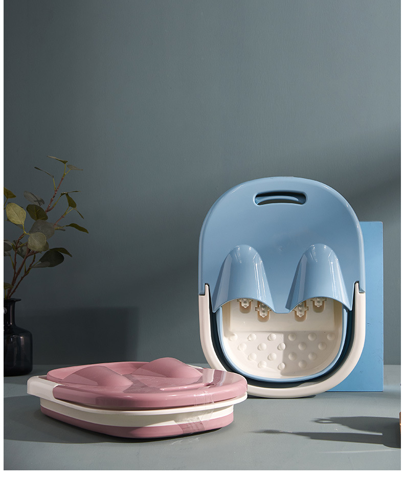 Foldable Foot Soaking Tub Massage Roller Relax Rejuvenate - Temu United ...