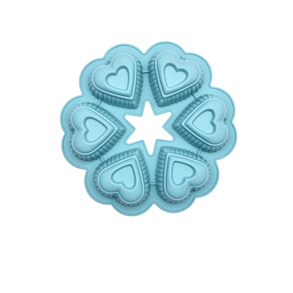 Reusable Silicone Mini Cake Molds 6 cavity Non stick Fancy - Temu Canada