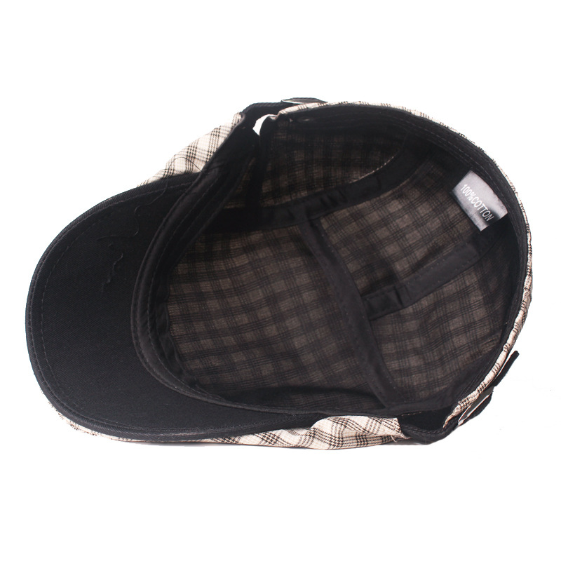 small peaked cap literary youth mens british beret hat womens trendy ...