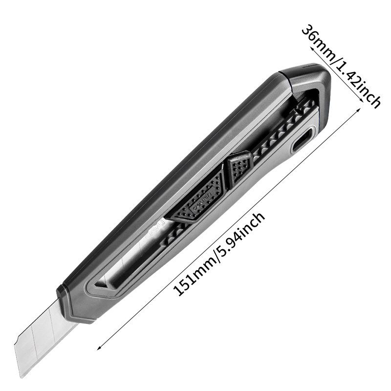 Utility Knife Retractable Box Cutter ( Wide Blade Cutter) - Temu