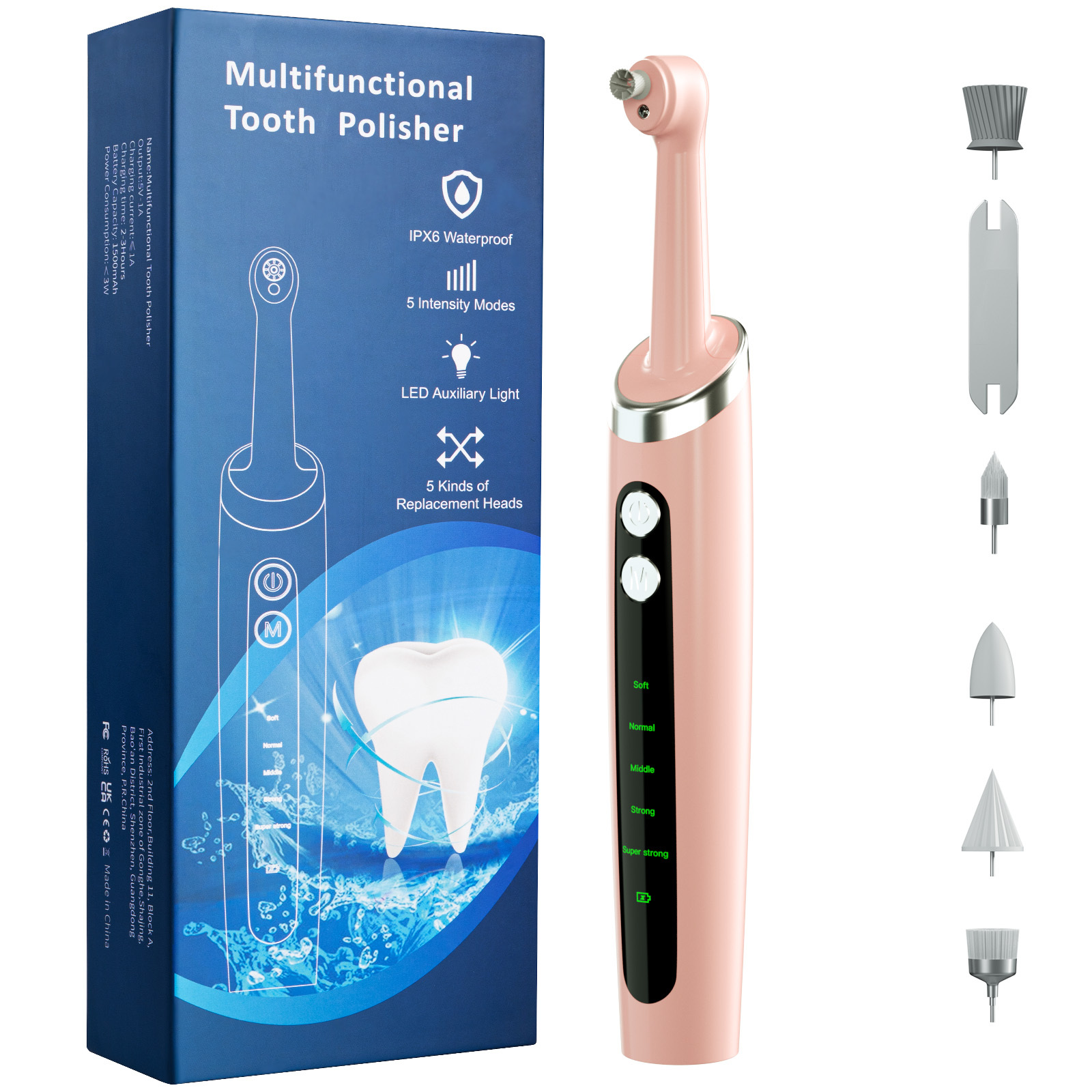 Teeth Whitening Kit Teeth Polisher Electric Professional 5 - Temu
