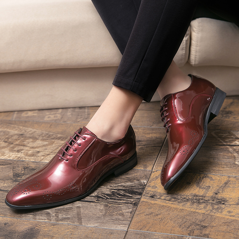 Men's Brogue Square Toe Oxford Shoes Formal Shoes | Shop Now For ...