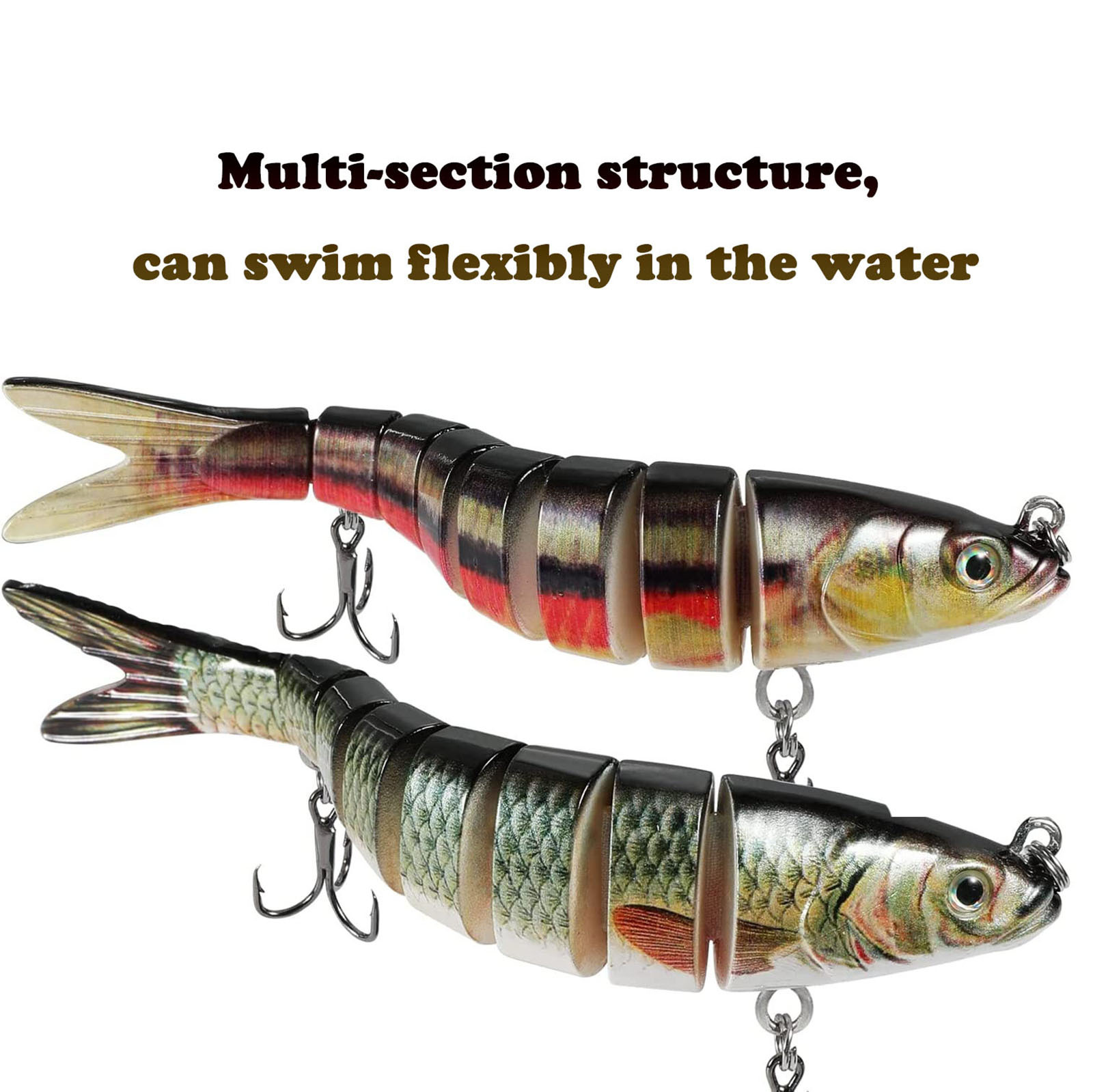 Multi section Wobbler Fishing Lure Hard Artificial - Temu Australia