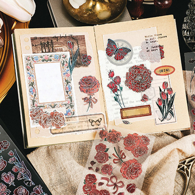 Vintage Style Plants Antique Journal Material Waterproof - Temu Australia