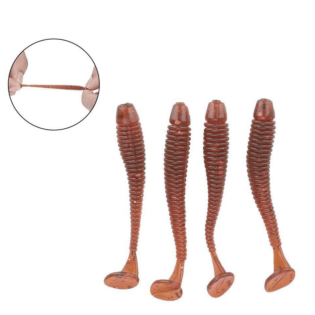soft plastic fishing lure t tails worm bait accessories - Temu Netherlands