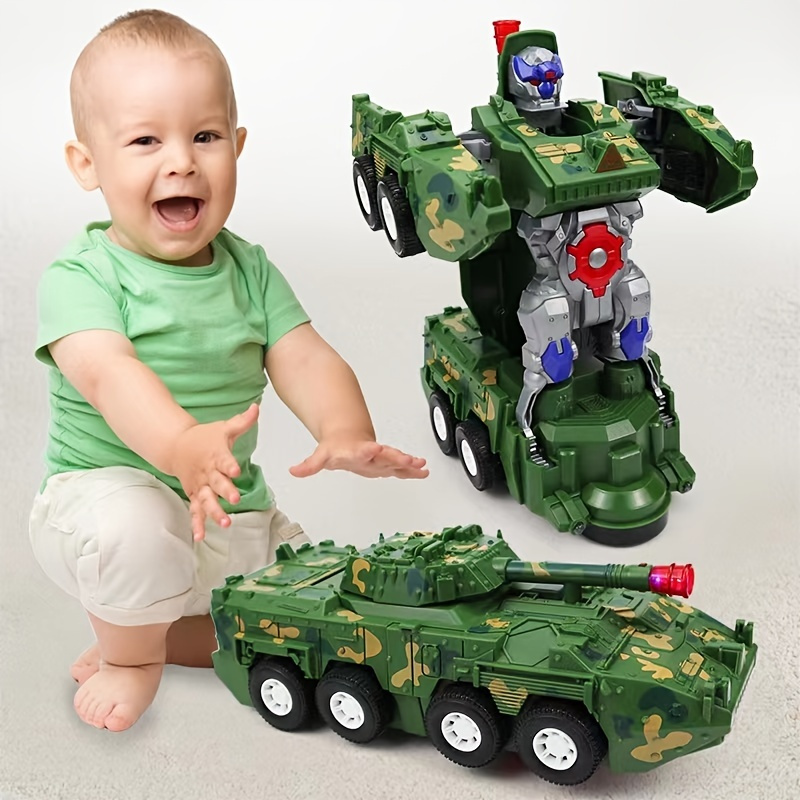 Explosive Universal Swivel Electric Transformer Tank Car Cool Lights ...