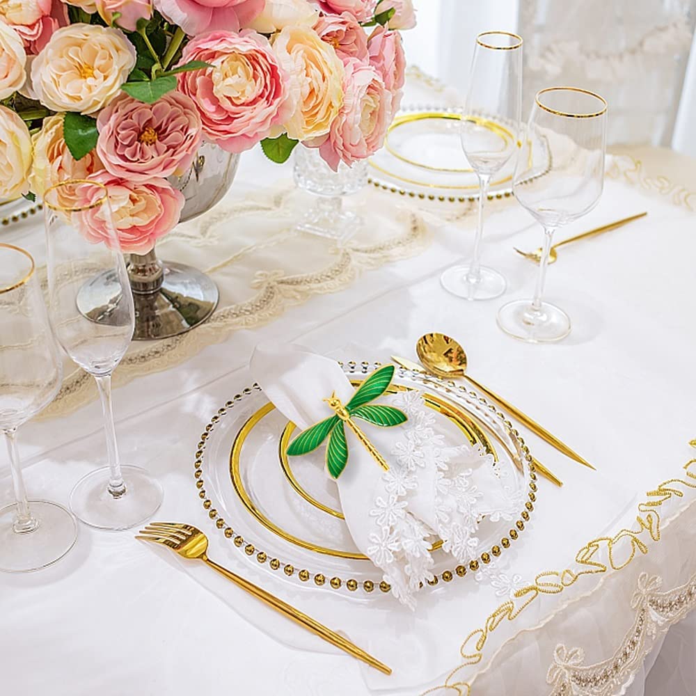 4 Napkin Rings Napkin Clasps Napkin Rings Suitable Birthday - Temu