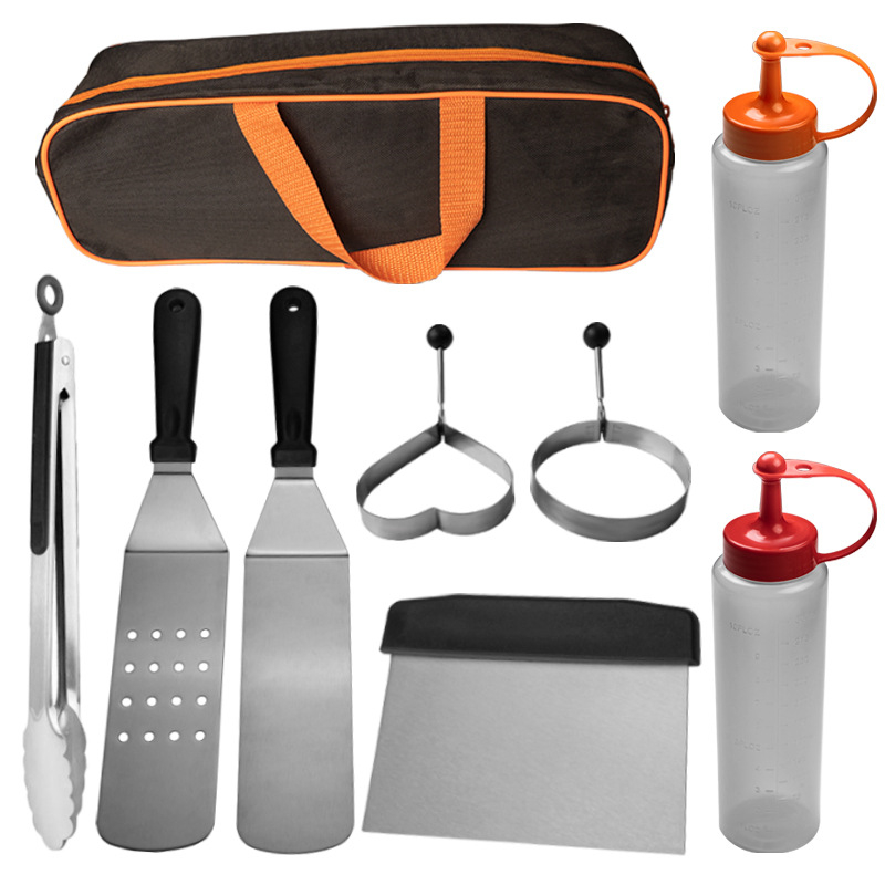 Bbq Tools Set Grilling Spatula Utensil Griddle Accessories - Temu
