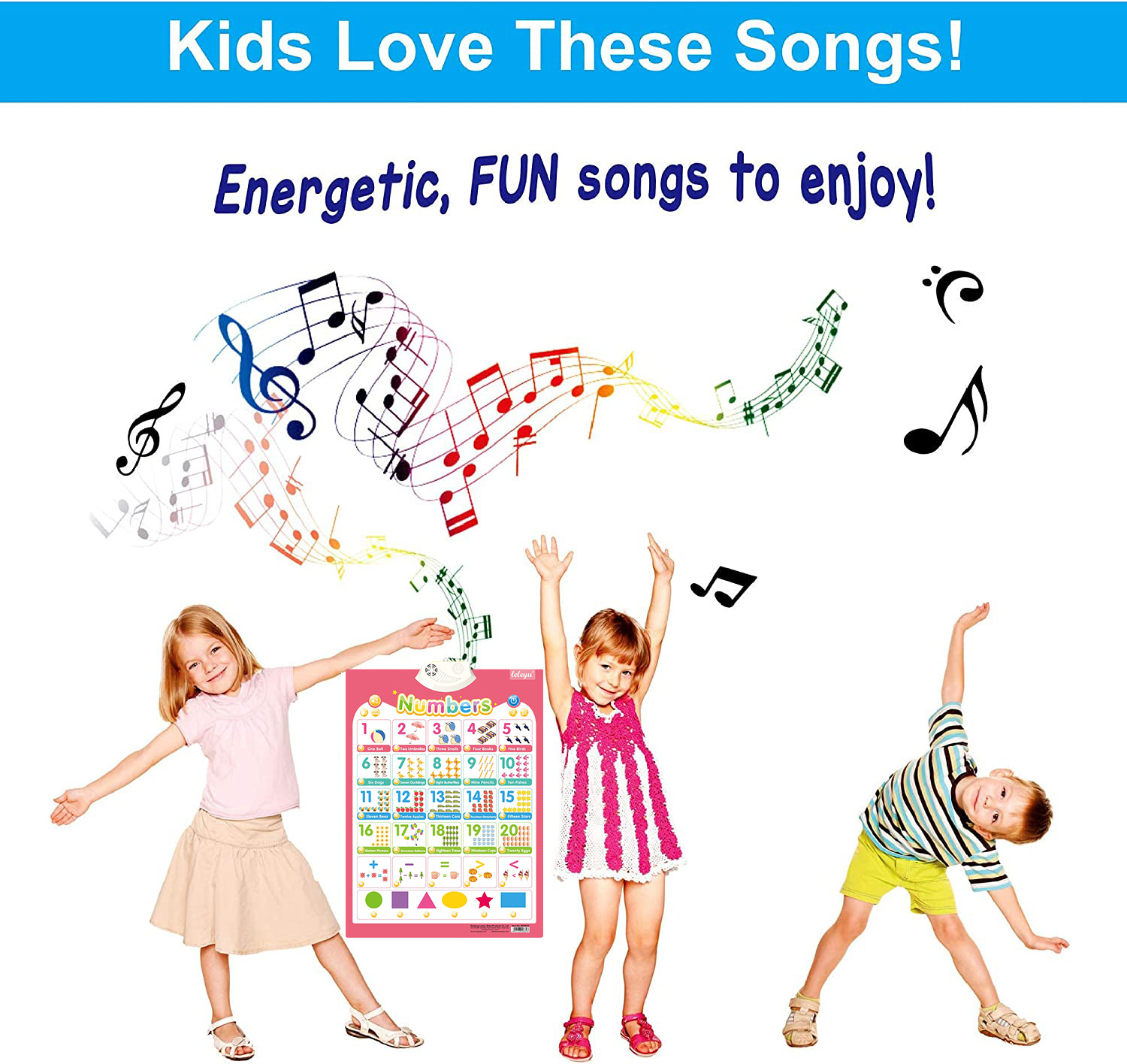 Talking Posters: Abc Alphabet Number Table Wall Chart - Temu New Zealand