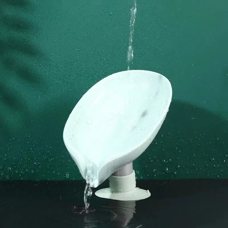 Leaf Shaped Soap Dish Plastic Drain Soap Tray Self Draining Temu