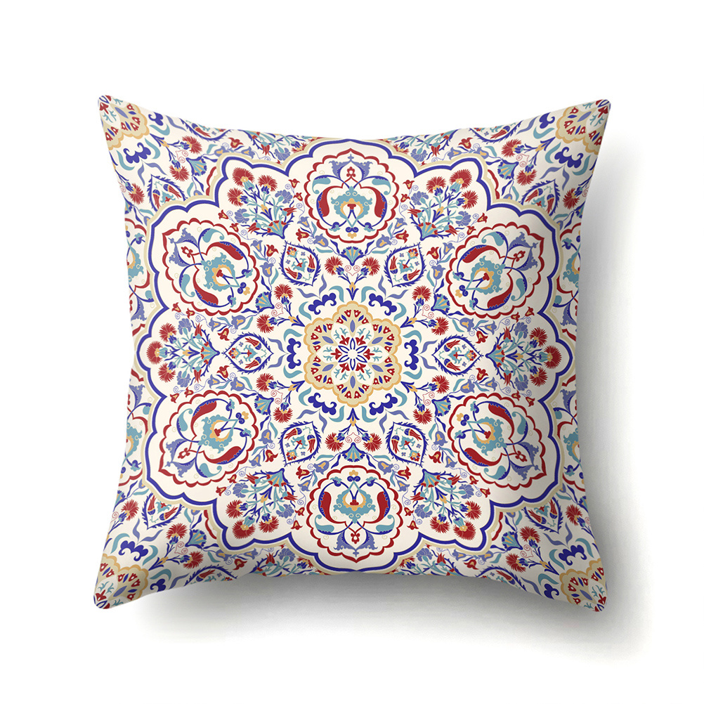 Decorative Mandala Pattern Throw Pillow Cover Accent Sofa - Temu Canada