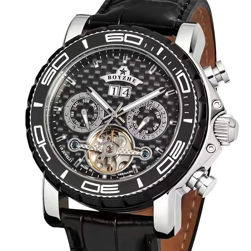 Overlord Series Men's Tourbillon Automatic Mechanical Watch Calendar ...