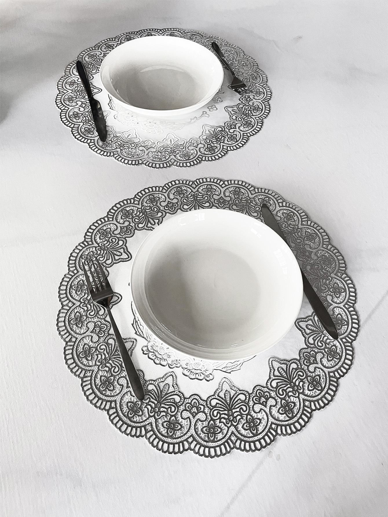 Round Crochet Placemat Crochet Plate Doilies Table Mat - Temu