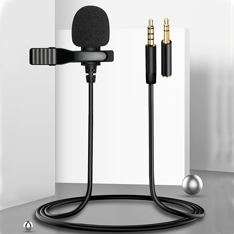 3 5mm Lavalier Microphone For Android Smartphone Camera Microphone Plug ...