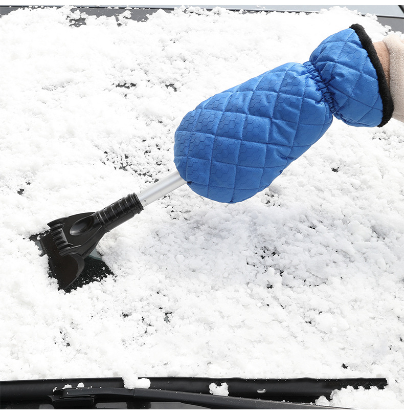 Car Snow Small Snow Scraper Warm Gloves - Temu Netherlands