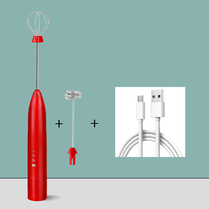 Usb Rechargeable Electric Foam Frother Maker Coffee Lattes - Temu Australia