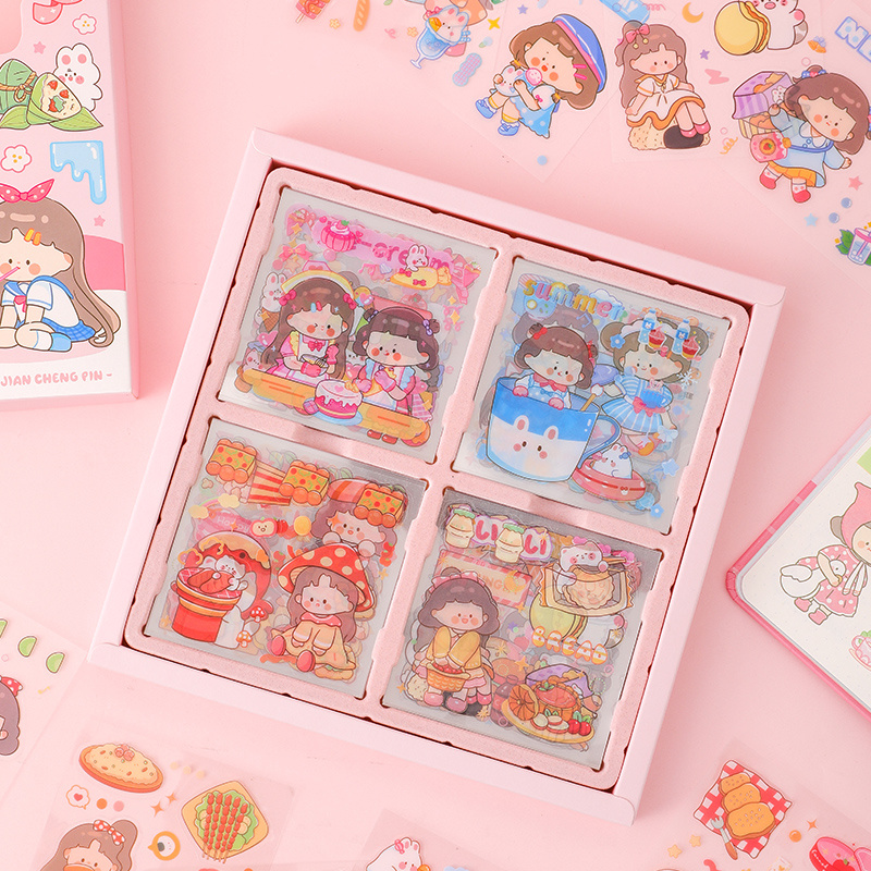 Cut Cartoon Stickers Set Waterproof Decorative Stickers - Temu Norway