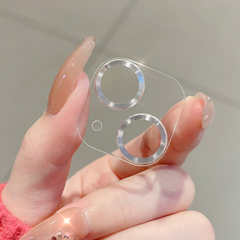 Alloy Metal Camera Cover Tempered Glass Screen Protector - Temu United ...