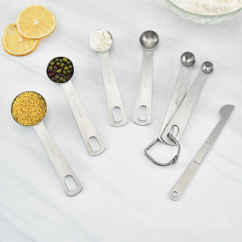 Stainless Steel Measuring Spoons Cups Set Accurate - Temu