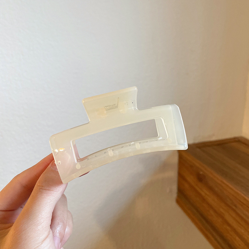 Minimalist Resin Acrylic Hair Claw Clip Non slip - Temu United Kingdom