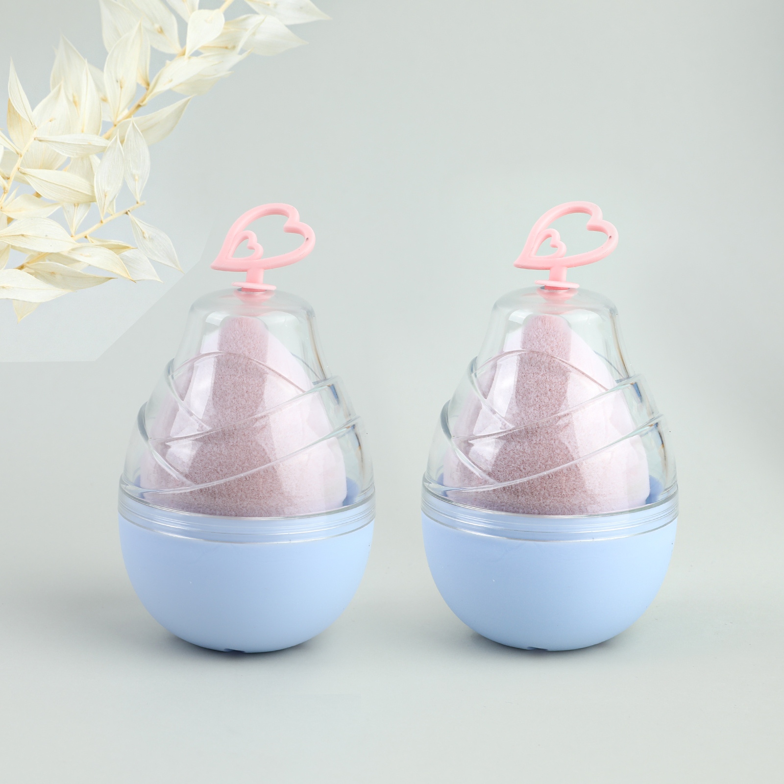 2 Stück Flocking Make up schwämme Aufbewahrungsbox Make up - Temu ...