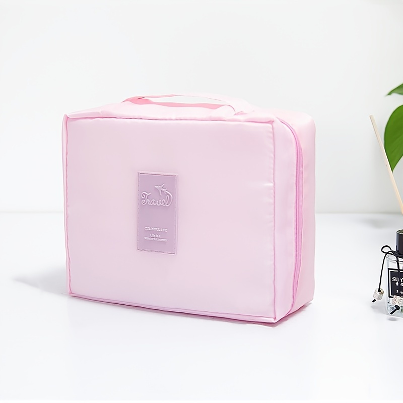 1pc Portable And Large Capacity Storage Cosmetic Bag Simple Multi ...