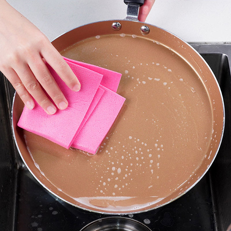 Kitchen Cleaning Scouring Pad Washing Dishes Household - Temu