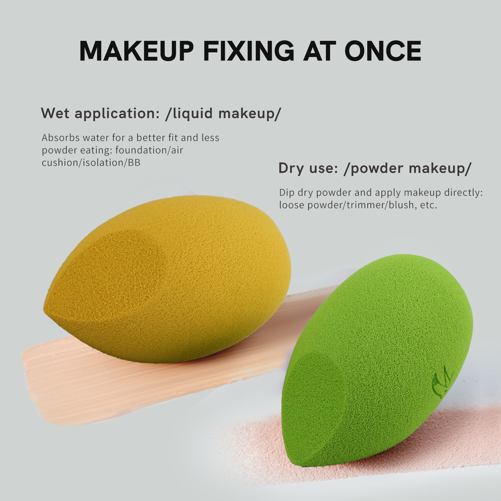 makeup sponges storage box makeup sponges blending liquid - {region_name}