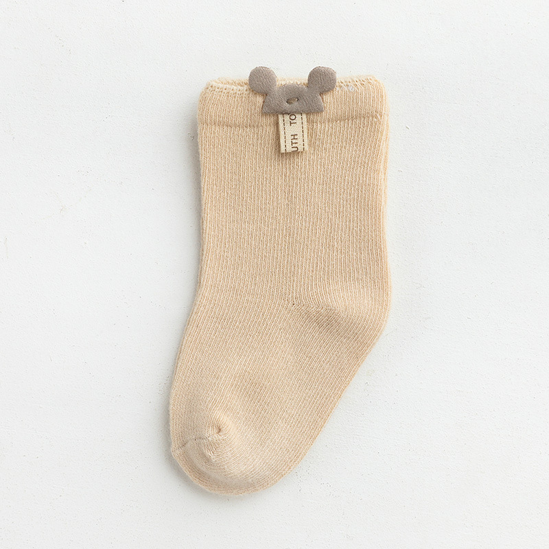 Newborn Toddler Socks Cotton Solid Color Crew Socks For Baby - Temu ...
