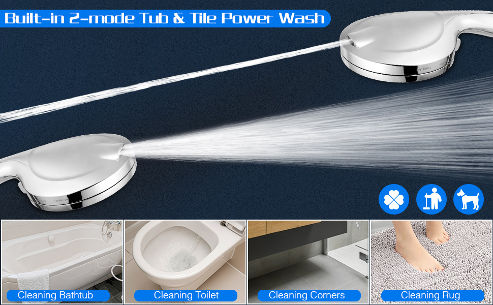 Upgrade Shower Experience 5.1 High Pressure 10 mode Handheld - Temu