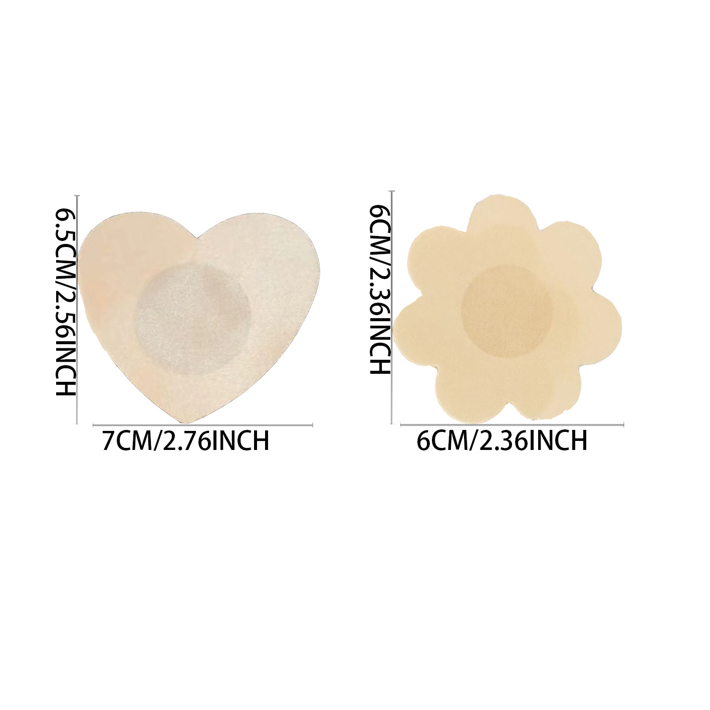 Disposable Invisible Heart shaped Flower shaped Breast - Temu New Zealand