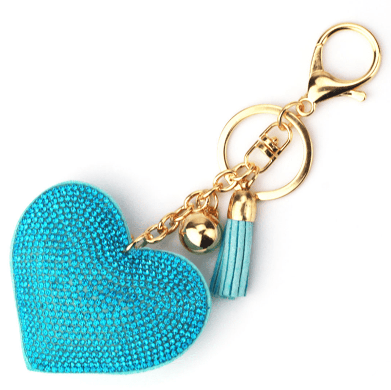 heart shape glitter keychain - Temu New Zealand