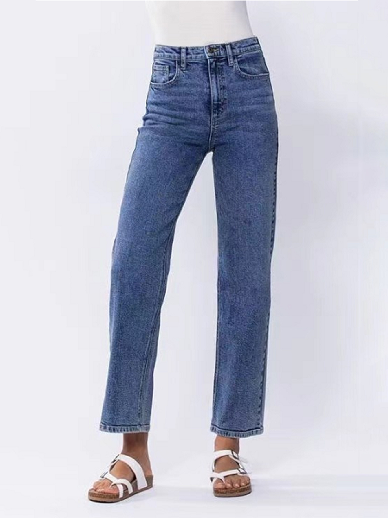 High Sknowflake Blue Fabrics Straight Legs Slim Fit - Temu United Kingdom