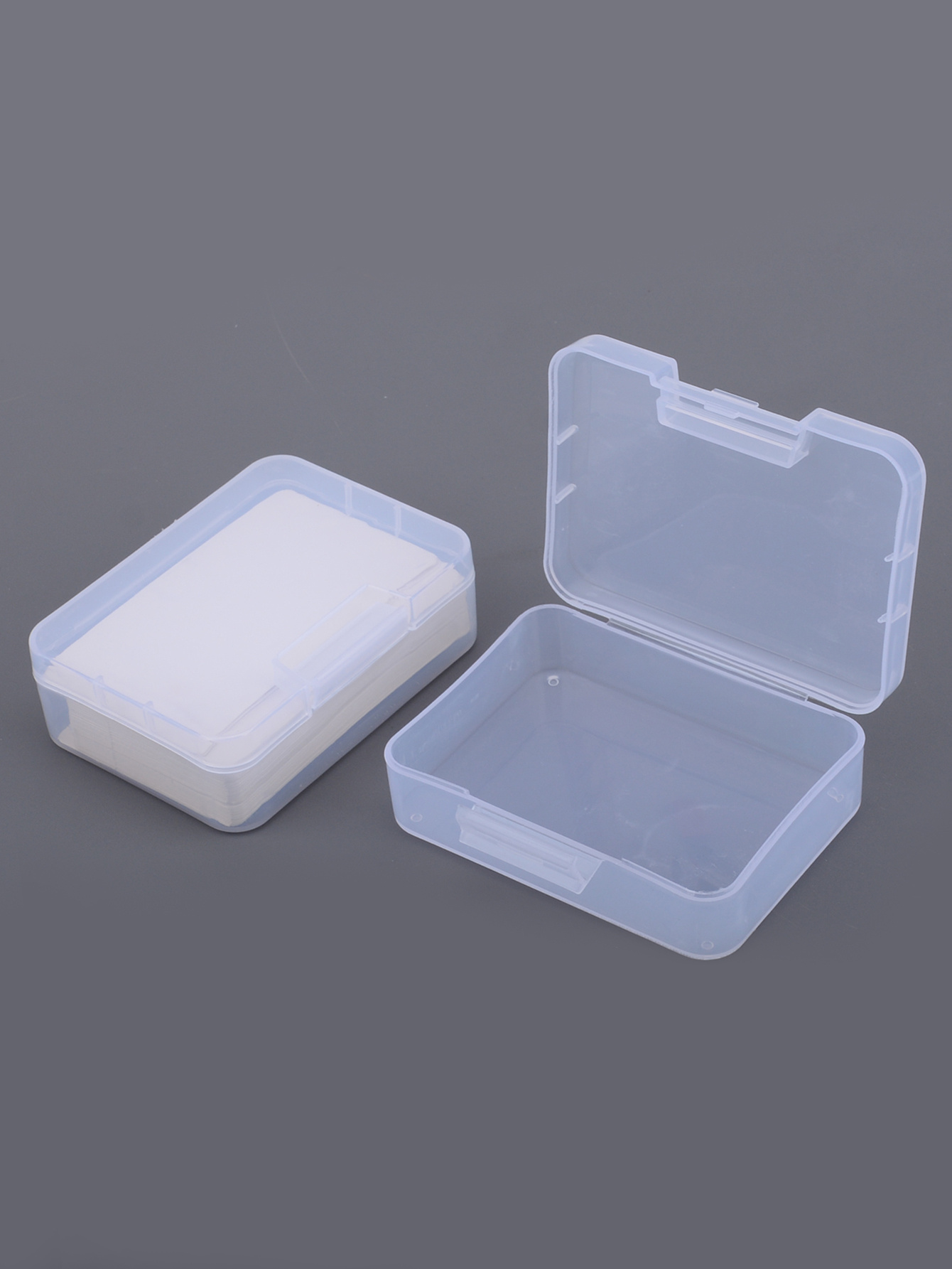 A Transparent Business Card Storage Box Storage Containers - Temu Australia