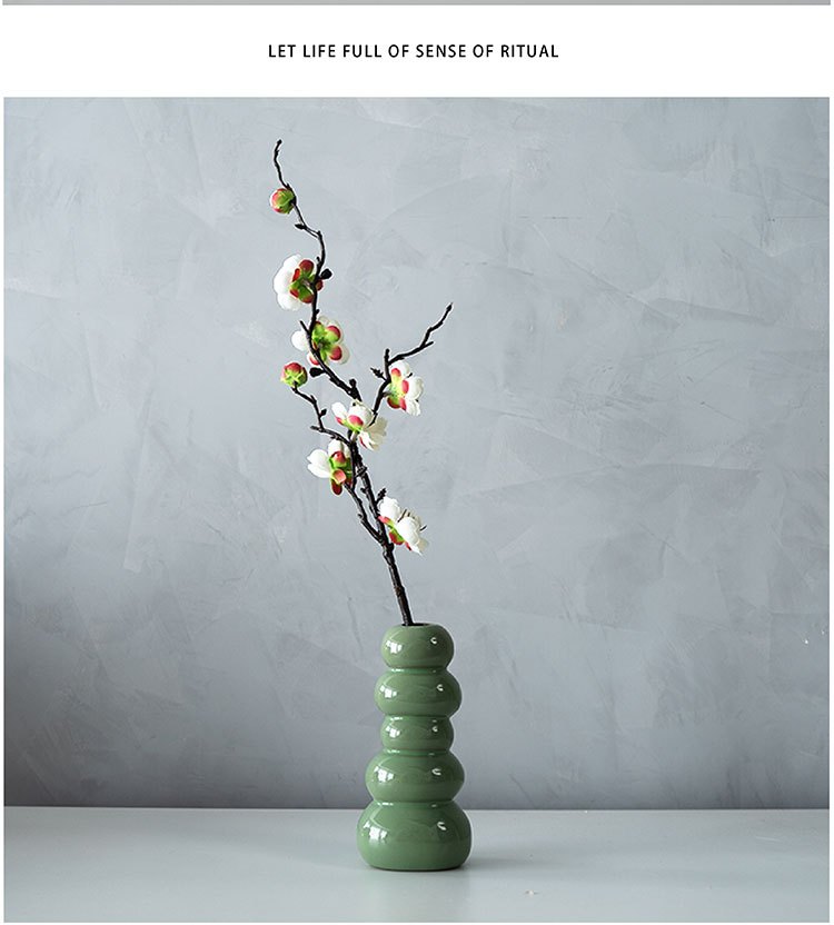 Modern Ceramic Vase Creative Dried Flower Vase Flower - Temu