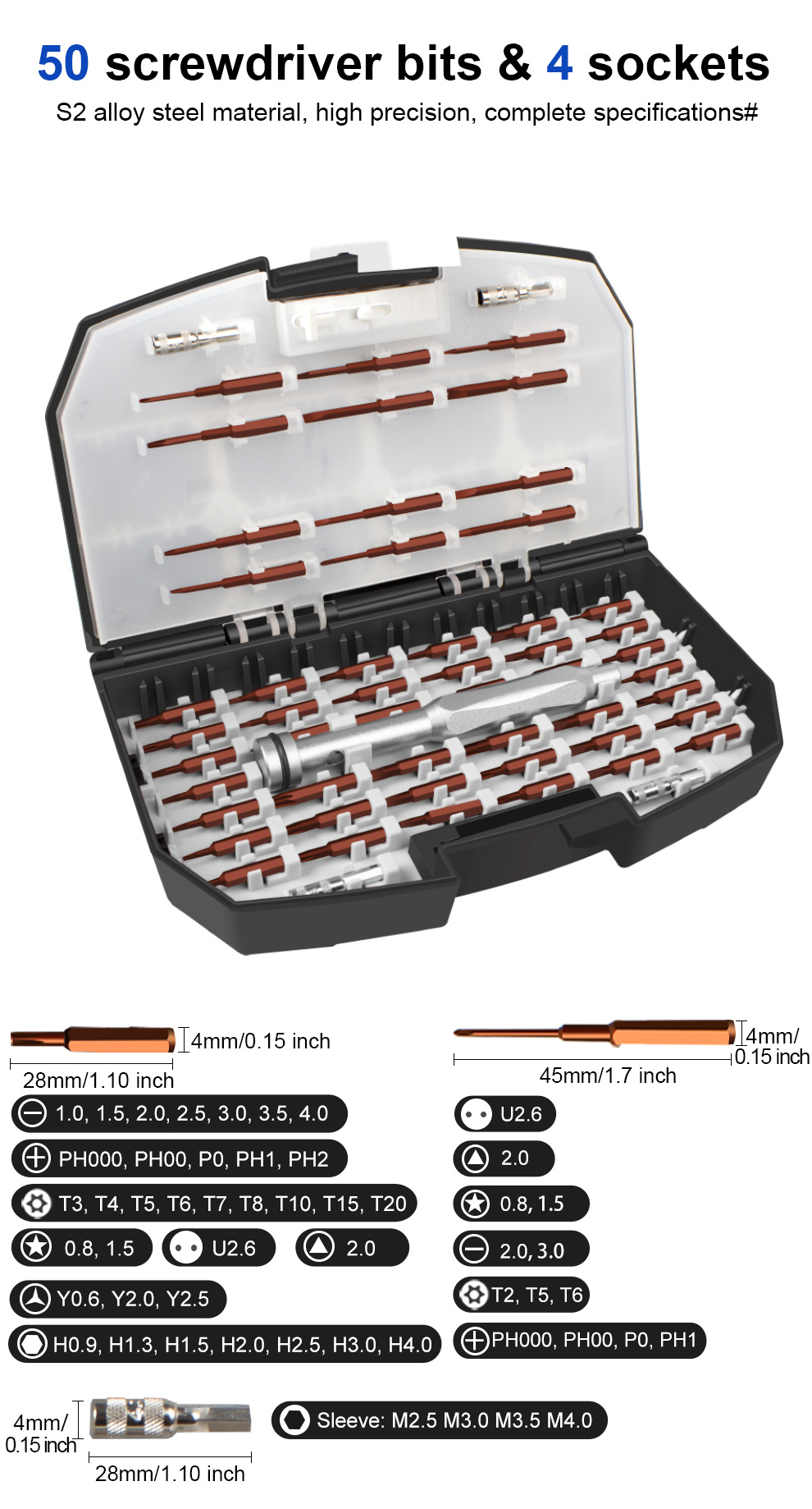 1 Precision Screwdriver Set Industrial grade Multi - Temu