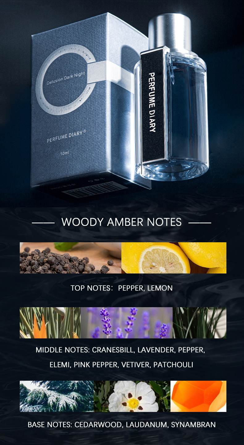 Perfume Men Citrus Notes Woody Amber Notes Long Lasting - Temu