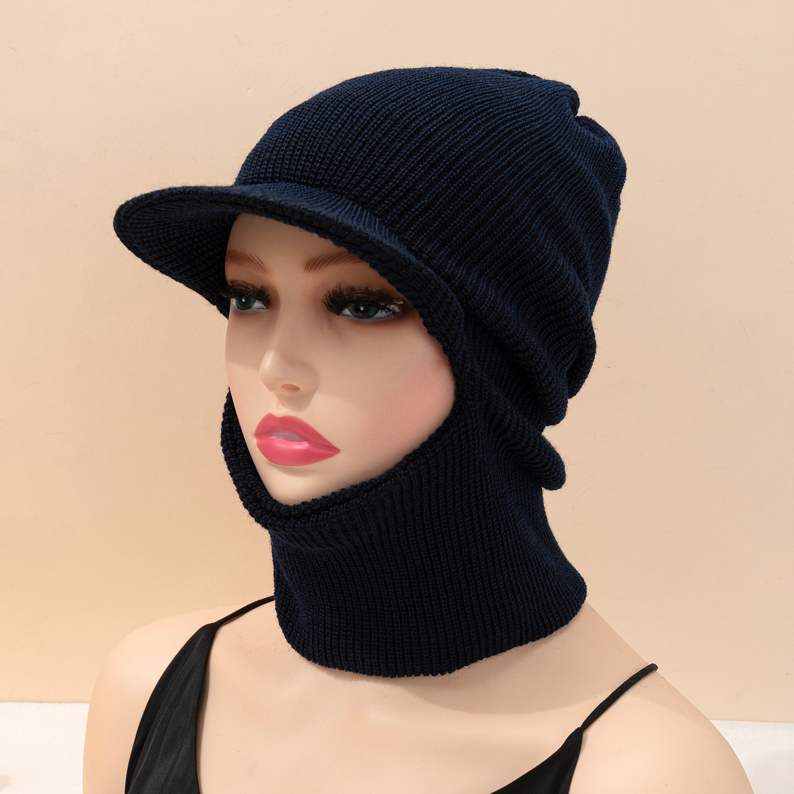 Balaclava Warm Hat Ski Mask Winter Beanie Cap Scarf 1 Women - Temu ...