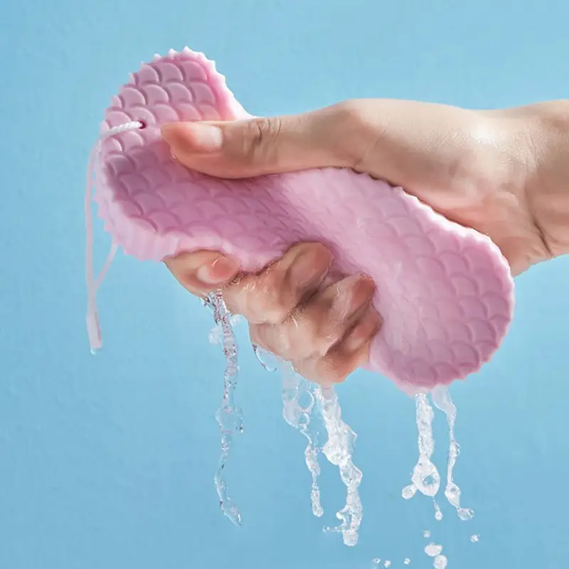 Super Soft Exfoliating Bath Sponge 3d Bath Sponge Shower Temu