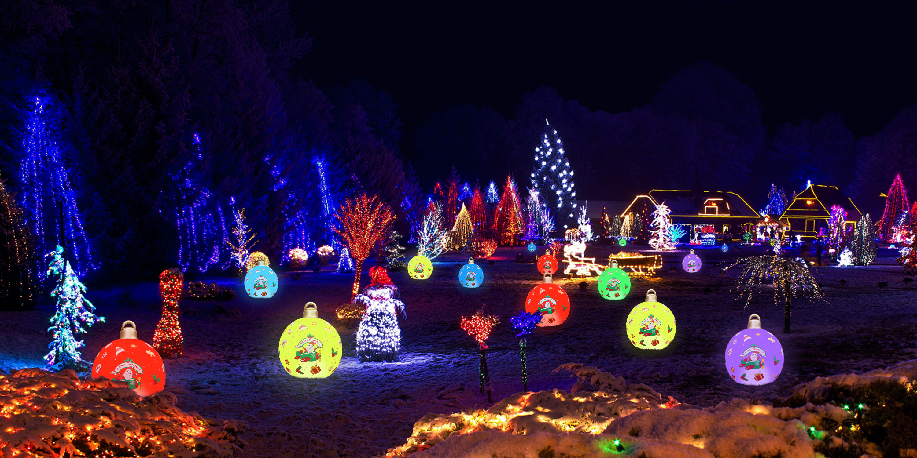 Christmas Inflatable 20 Pvc Led s | Temu