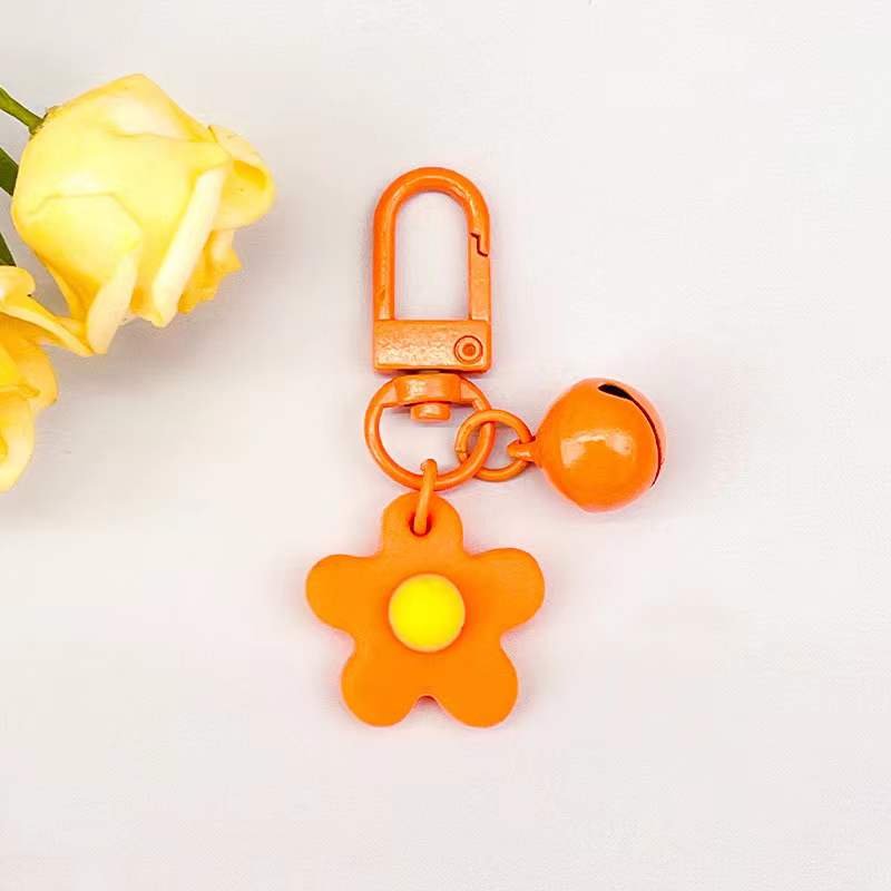 Flower Keychain Flower Charm Pendant Car Keychain Handbag - Temu New ...