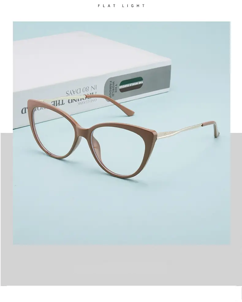 Retro Cat Eye Frames Lady Legged Metal Leg Anti Temu Australia