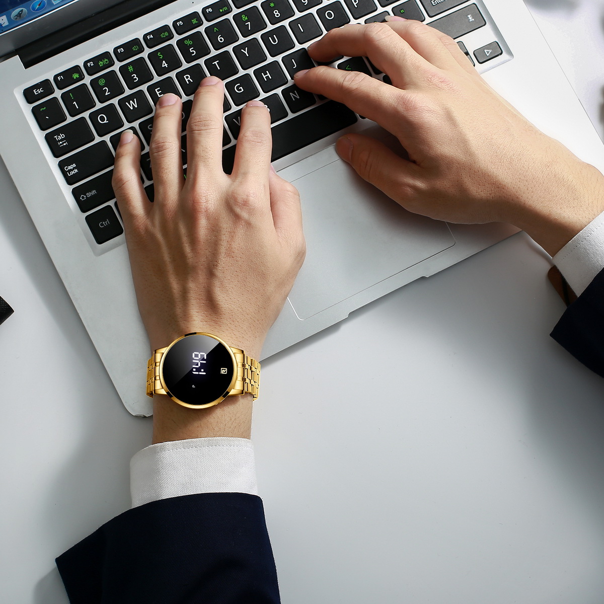 Reward Digital Couple Wristwatch Touch Screen Sport Watch Male Simple ...