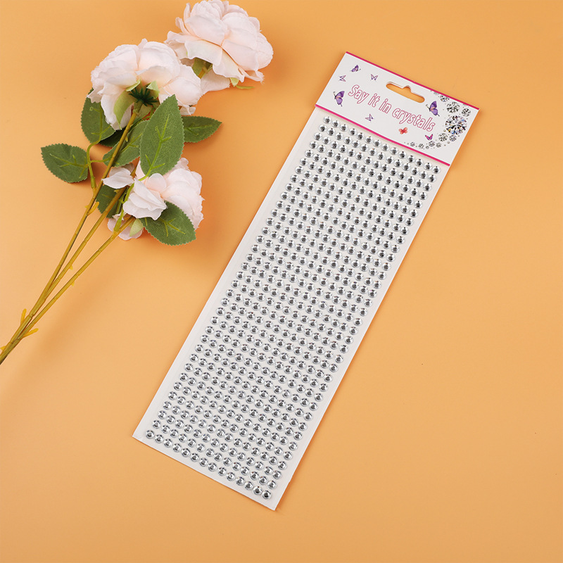 1type Pc Childrens Rhinestone Diamond Stickers Makeup Stage Paste ...