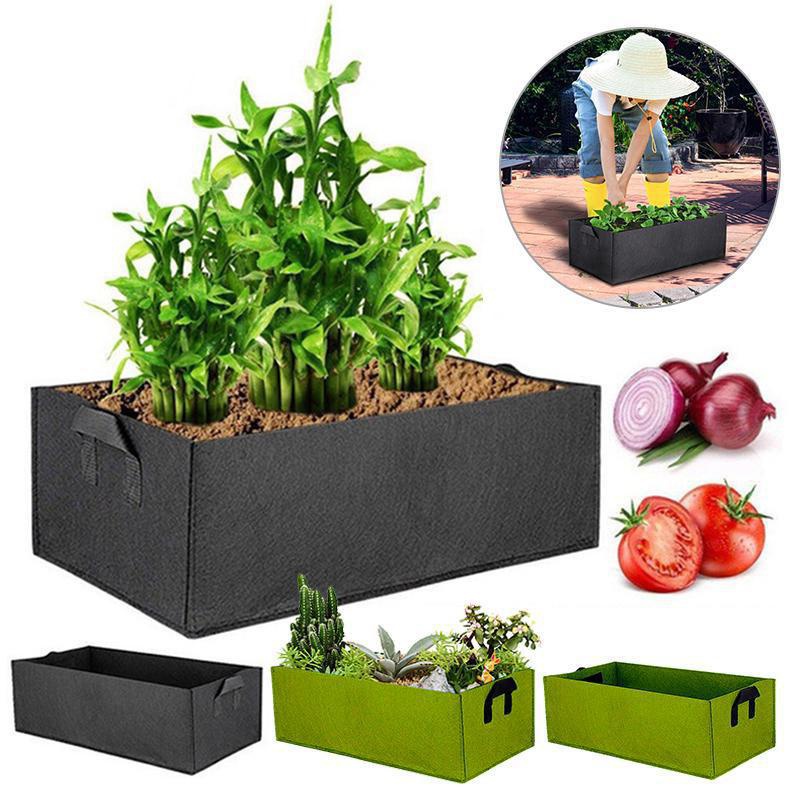 Grow Vegetables Easily With This Breathable Rectangle Planting Container - Patio, Lawn & Garden ...