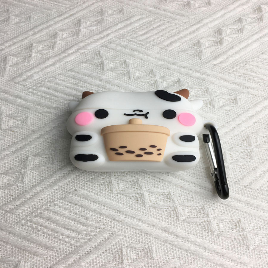 Cartoon Boba Cow Earphone Protective Case For 1 2 3 - Temu United Kingdom